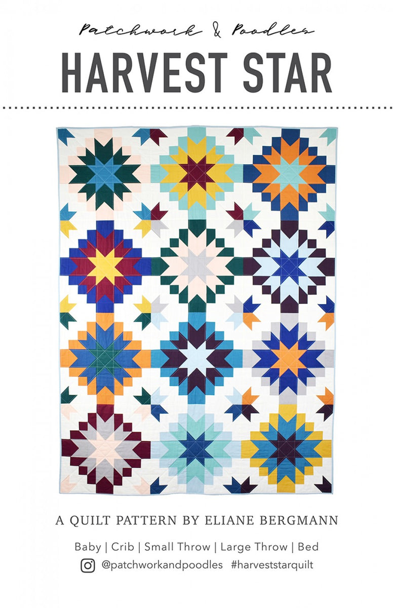 Harvest Star Quilt Pattern Patterns – Quilting Books Patterns and Notions