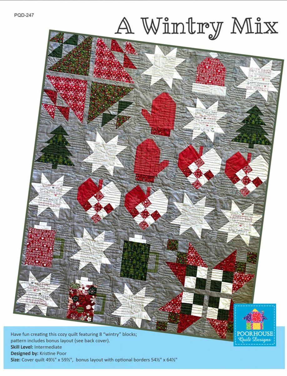 A Wintry Mix Quilt Pattern – Quilting Books Patterns and Notions
