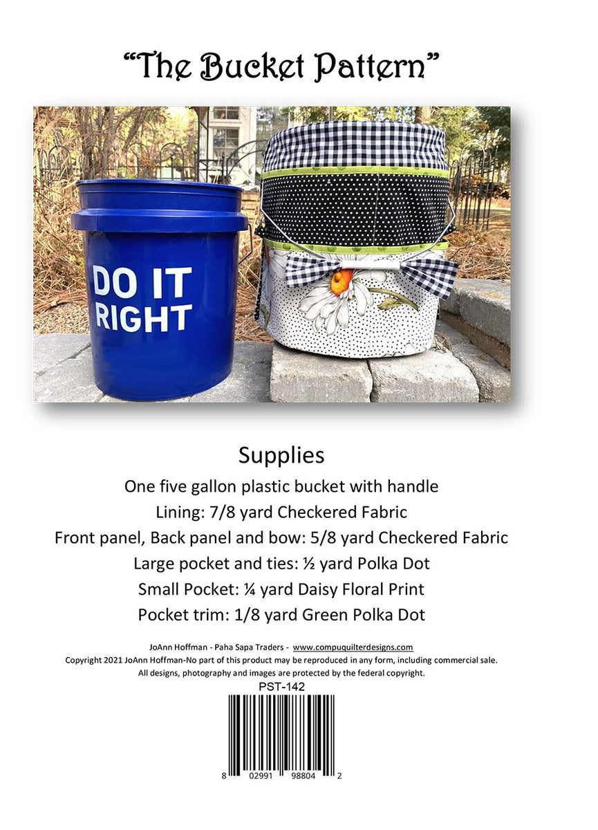 The Bucket Pattern Quilt Patterns – Quilting Books Patterns and Notions