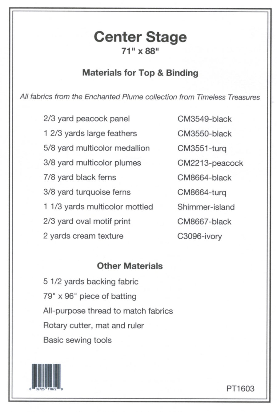 Center Stage Quilting – Quilting Books Patterns and Notions