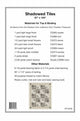 Shadowed Tiles Quilt Pattern – Quilting Books Patterns and Notions