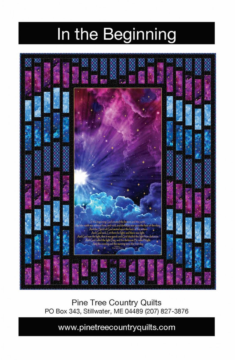 In the Beginning Patterns – Quilting Books Patterns and Notions