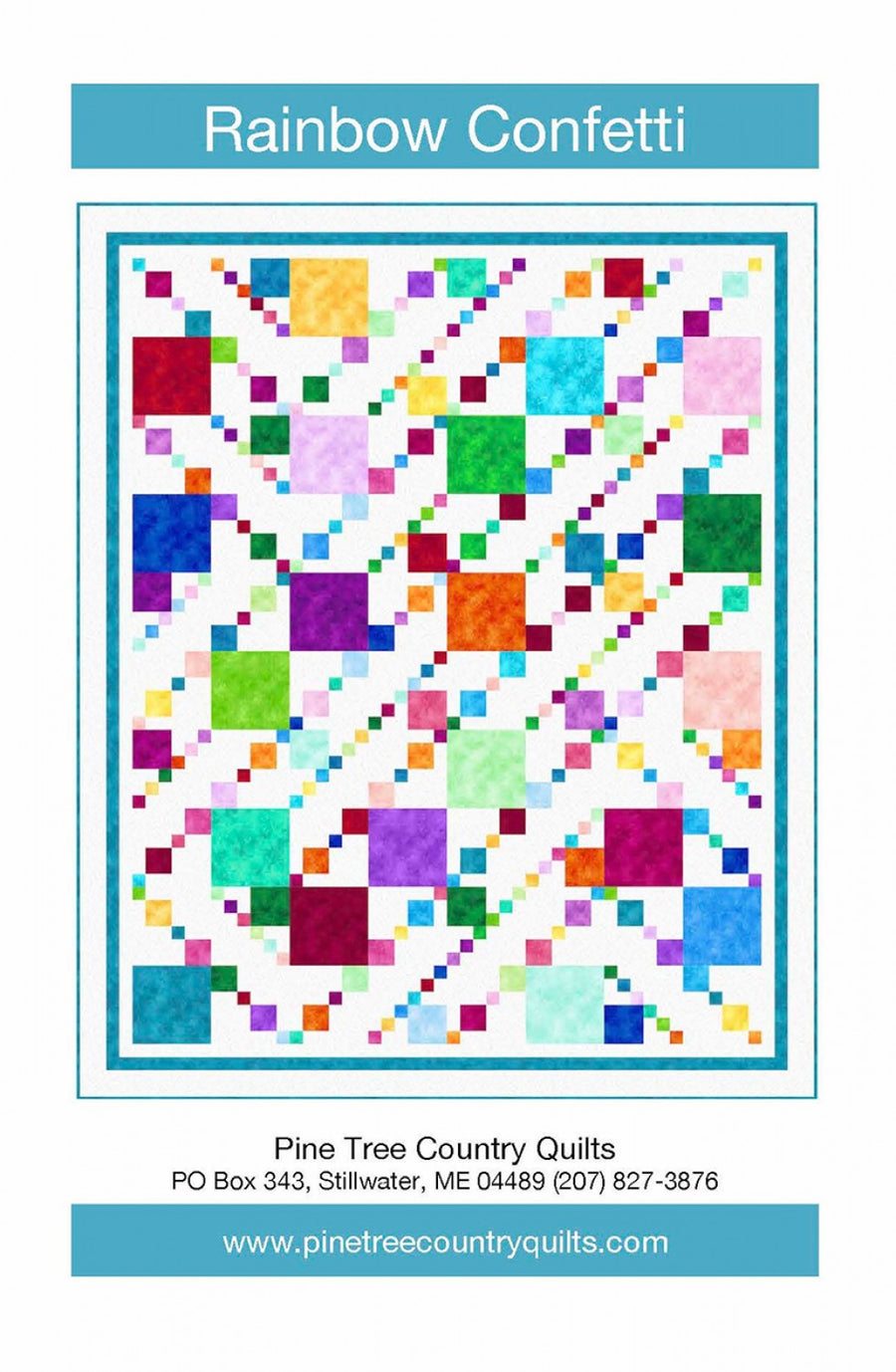Rainbow Confetti Pattern – Quilting Books Patterns and Notions