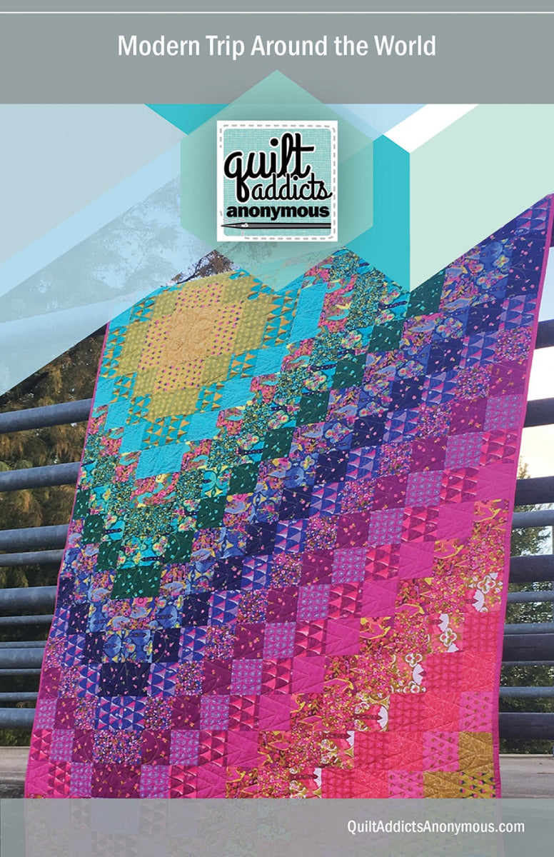 Modern Trip Around the World Quilting Patterns – Quilting Books ...