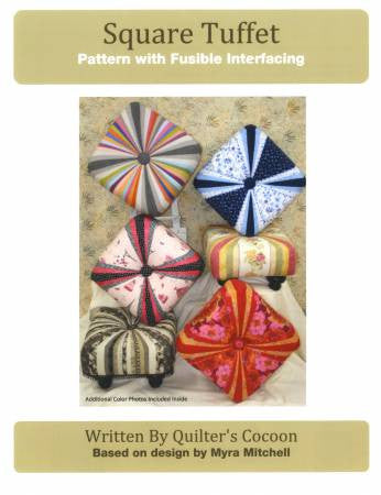 Square Tuffet Pattern with Fusible Interfacing Quilting Pattern – Quilting Books Patterns and ...