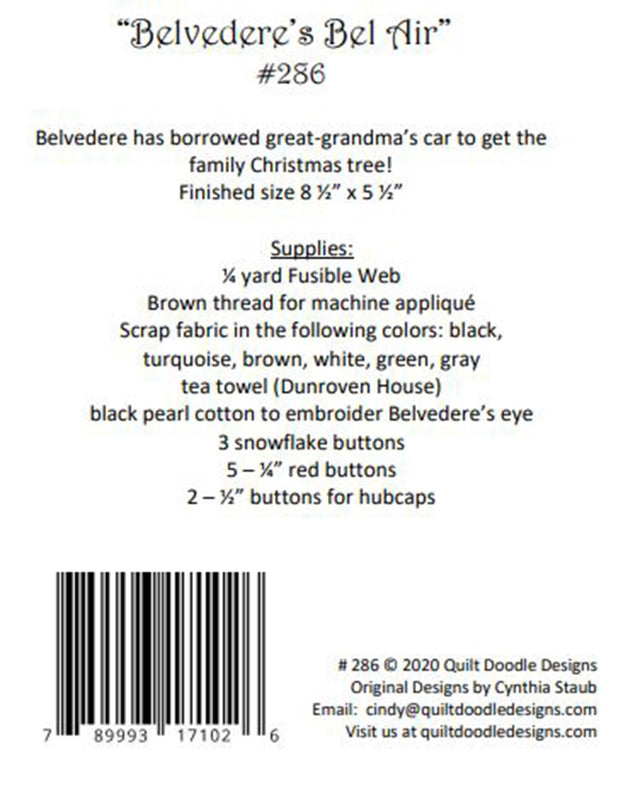 Belvedere's Bel Air Pattern – Quilting Books Patterns and Notions