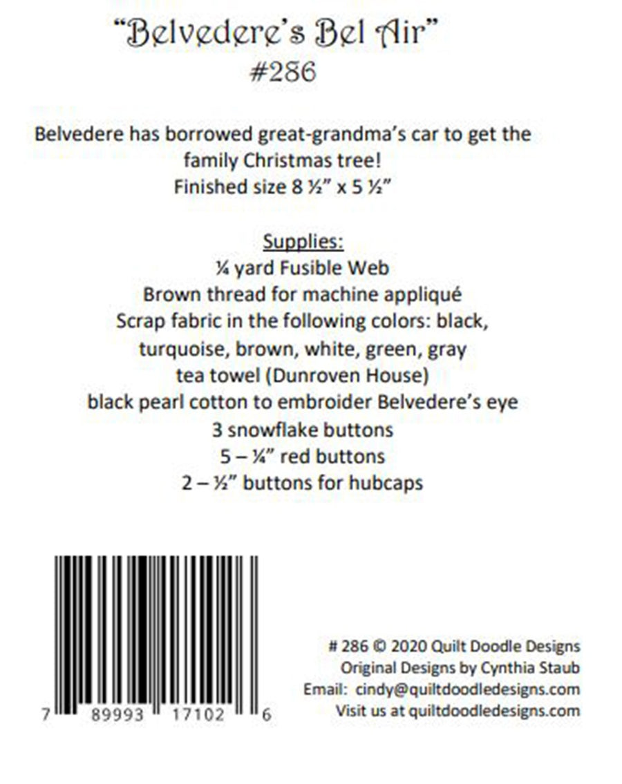 Belvedere's Bel Air Pattern – Quilting Books Patterns and Notions