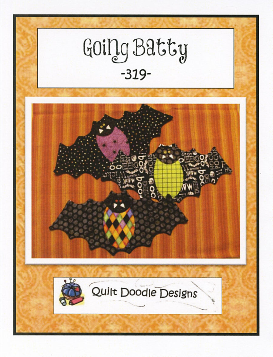 Going Batty Mug Mats Pattern – Quilting Books Patterns and Notions