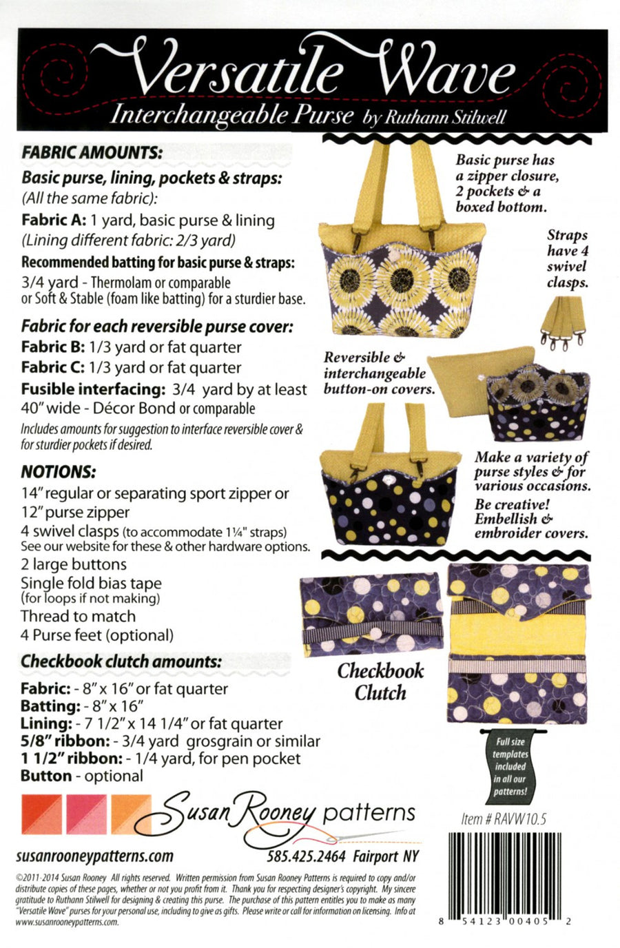 Versatile Wave Purse Quilting – Quilting Books Patterns and Notions