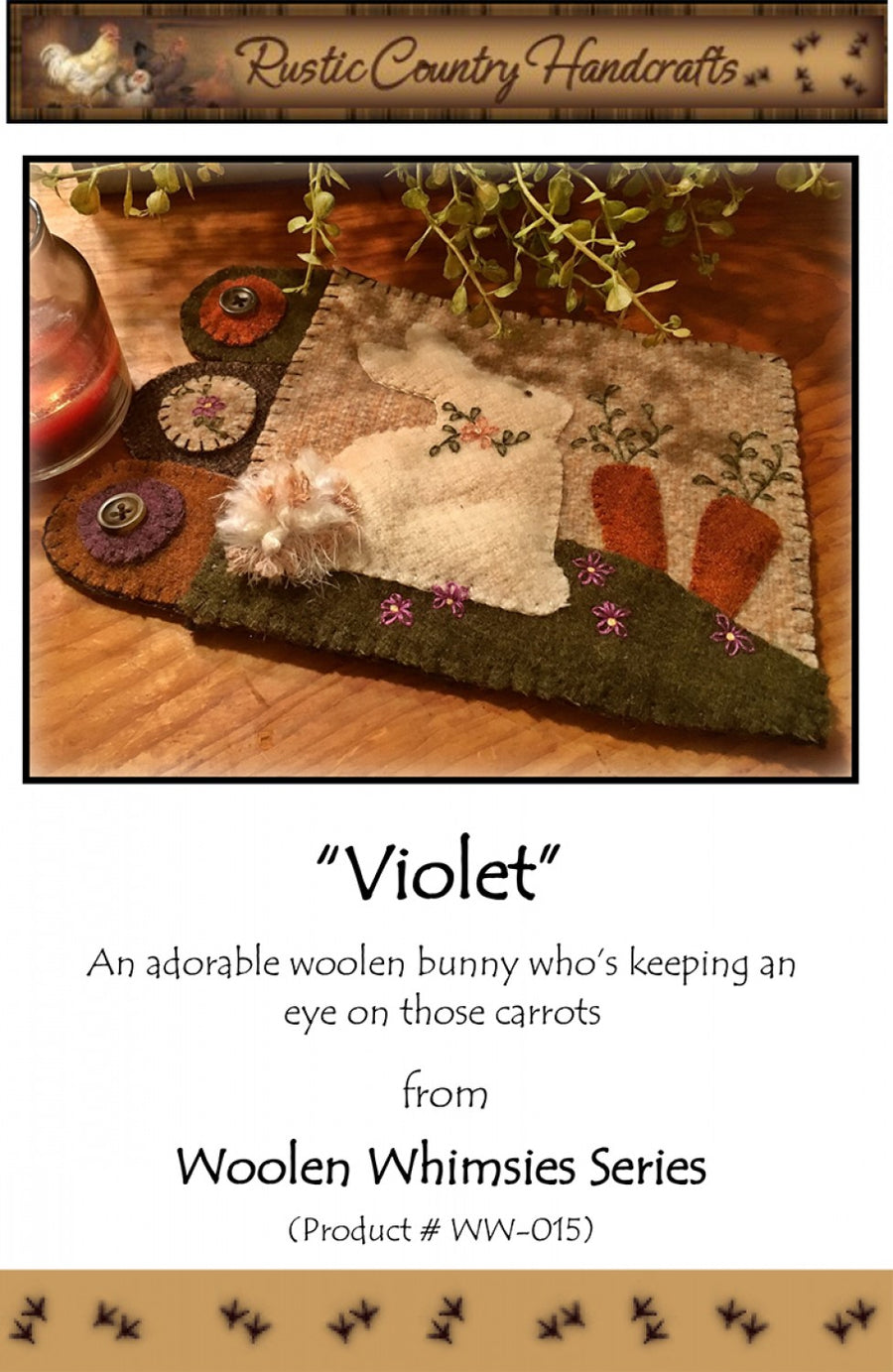 Violet Wool Applique Quilters Pattern – Quilting Books Patterns and Notions