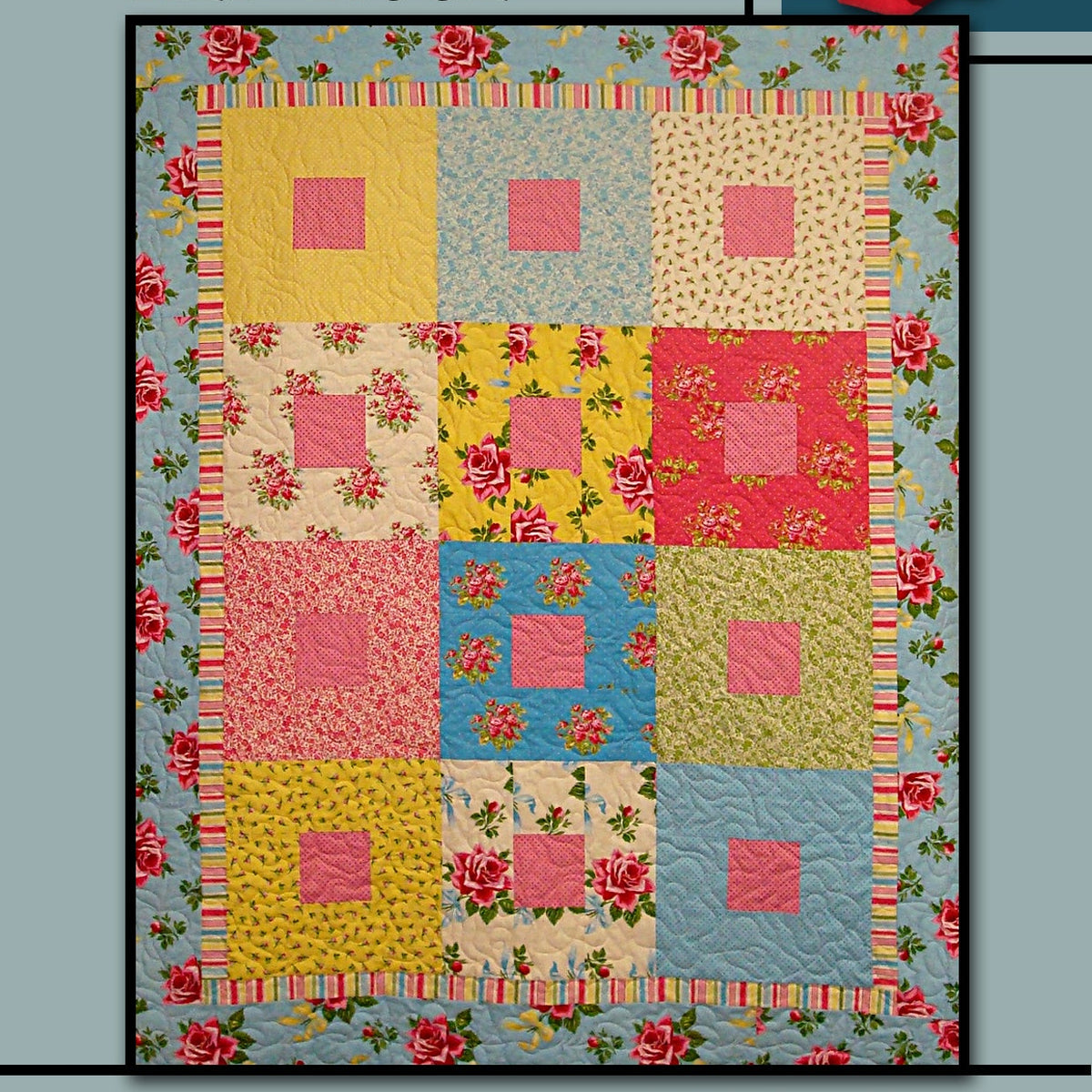Red Rose Downloadable Pattern – Quilting Books Patterns and Notions