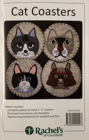 Cat Coaster Pattern Quilt Patterns – Quilting Books Patterns and Notions