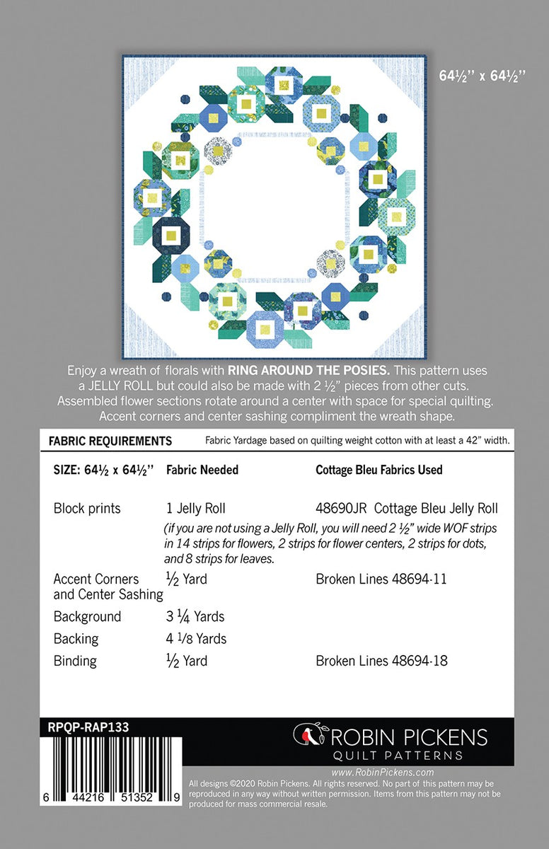 Ring Around the Posies Patterns – Quilting Books Patterns and Notions