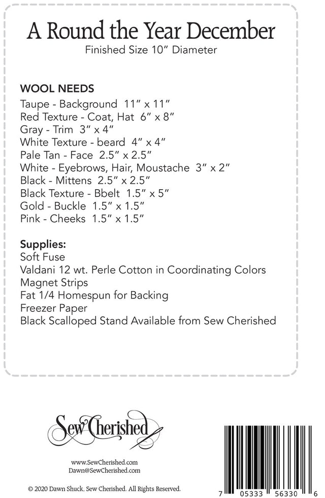 A Round the Year December Pattern – Quilting Books Patterns and Notions