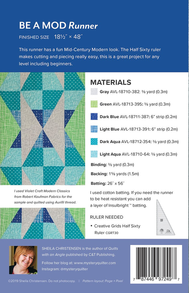 Be a Mod Runner Quilting Patterns – Quilting Books Patterns and Notions