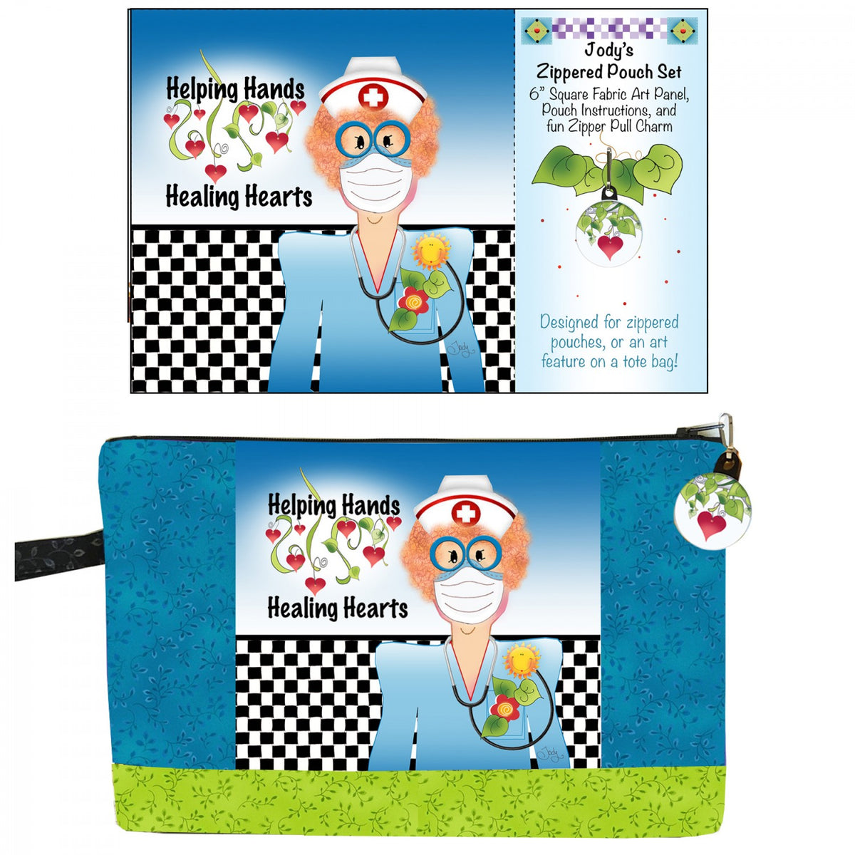 Zipper Pouch Set Nurse Pattern – Quilting Books Patterns and Notions