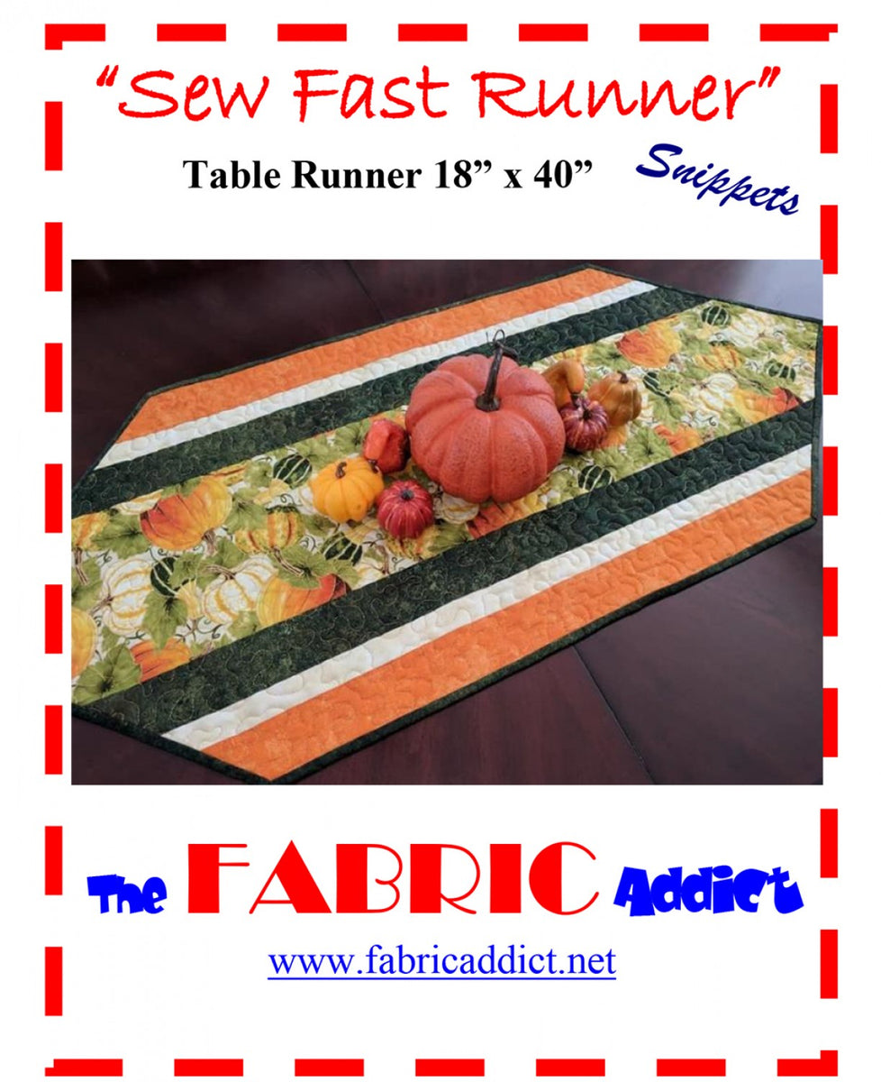 Sew Fast Runner Quilting Patterns – Quilting Books Patterns and Notions