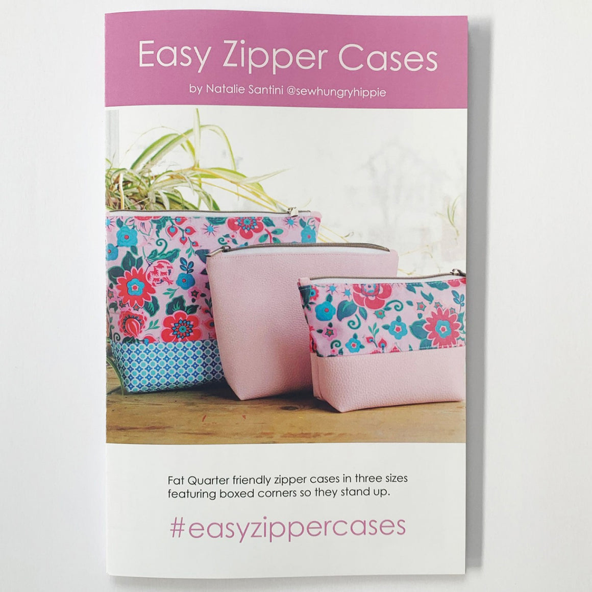 Easy Zipper Cases Sewing Pattern Pattern – Quilting Books Patterns and ...