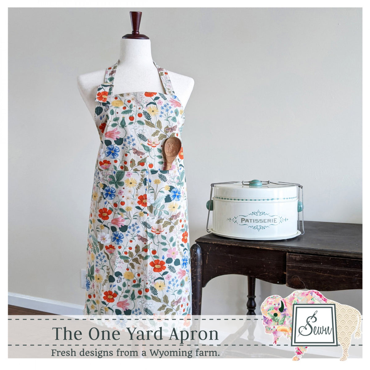 The One Yard Apron Pattern – Quilting Books Patterns and Notions
