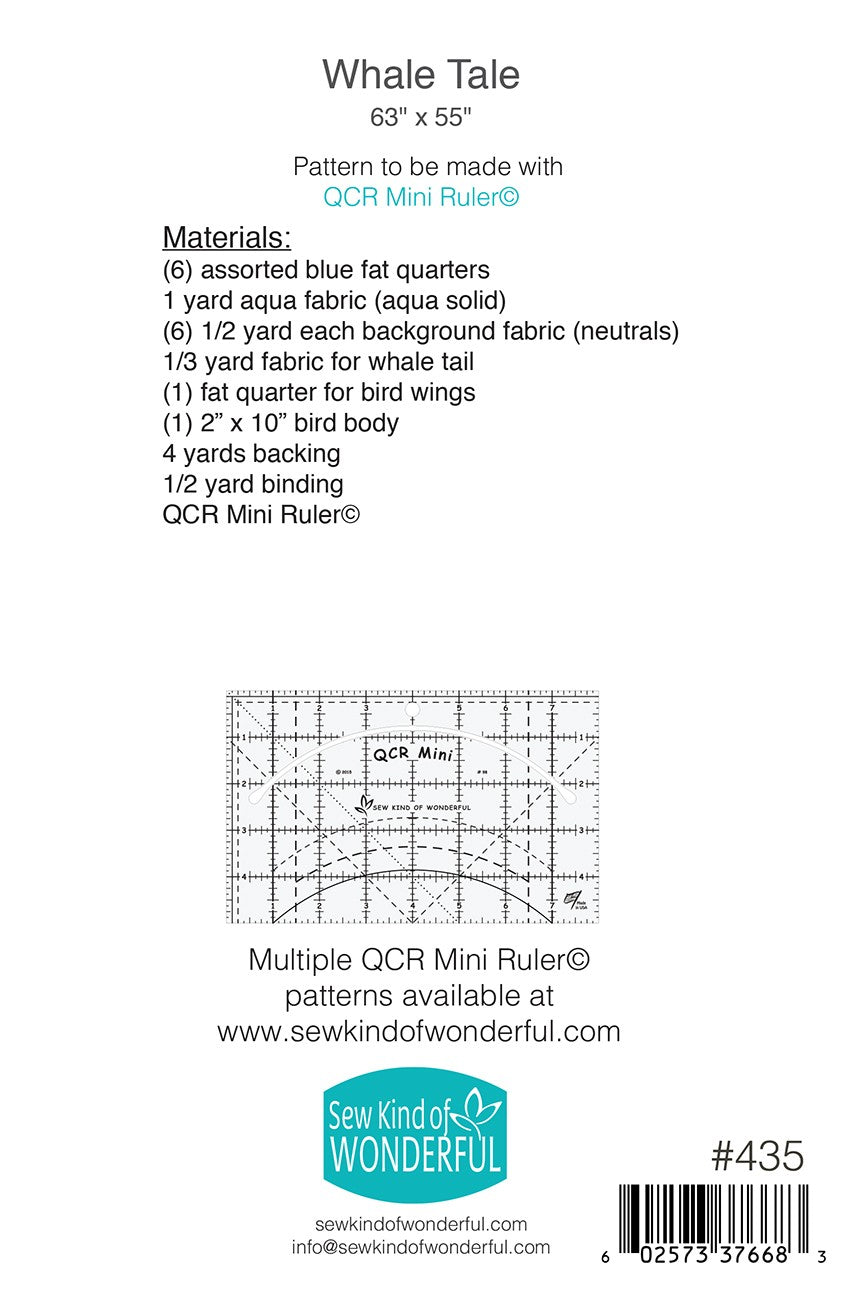 Whale Tale Quilters Pattern – Quilting Books Patterns and Notions