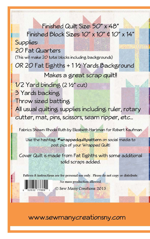 Wrapped Patterns – Quilting Books Patterns and Notions