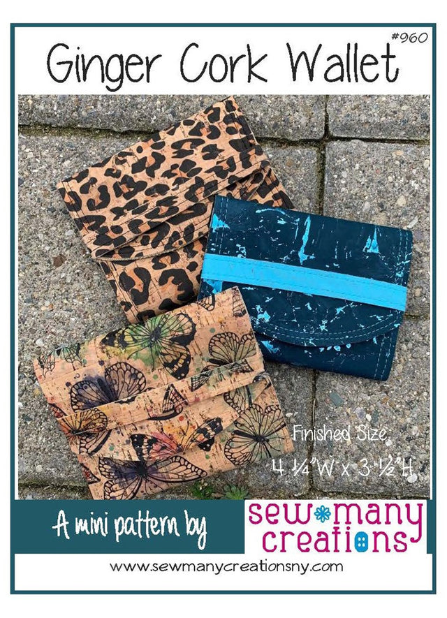 Ginger Cork Wallet Patterns – Quilting Books Patterns and Notions