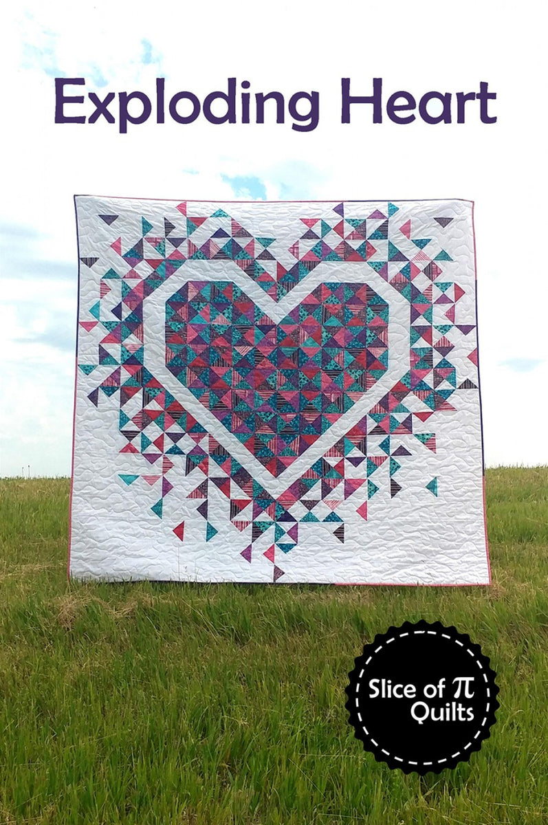 Exploding Heart Pattern – Quilting Books Patterns and Notions