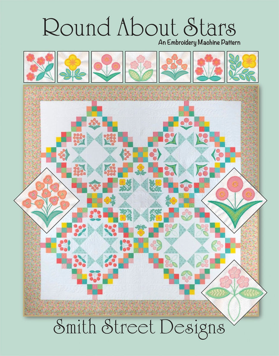 Round About Stars Patterns – Quilting Books Patterns and Notions