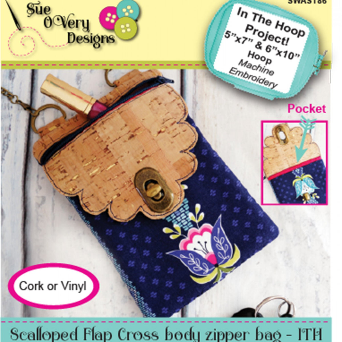 Scalloped Flap Cross Body Zipper Bag Quilters Pattern – Quilting Books ...