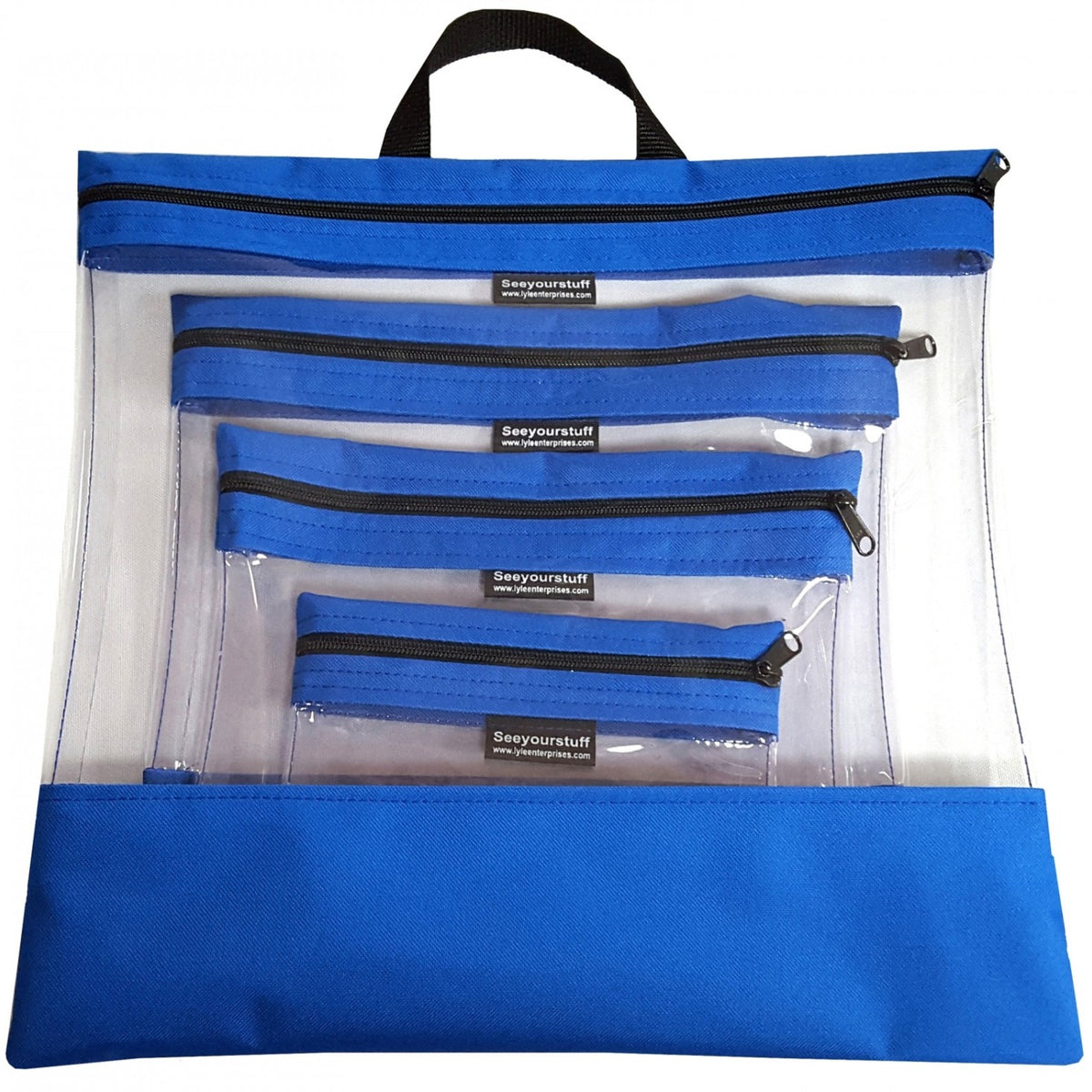 See Your Stuff 4pc Royal Bag Set Pattern – Quilting Books Patterns and ...