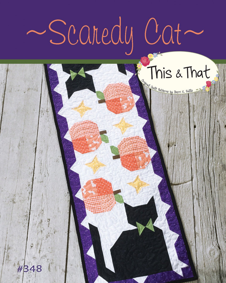 Scaredy Cat Table Runner Quilting Patterns – Quilting Books Patterns ...