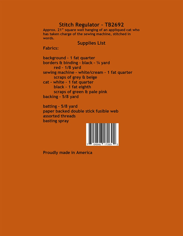 Stitch Regulator Patterns – Quilting Books Patterns and Notions