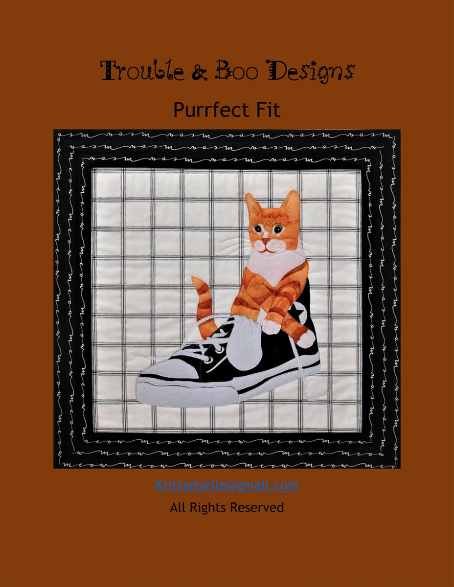 Purrfect Fit Pattern – Quilting Books Patterns and Notions