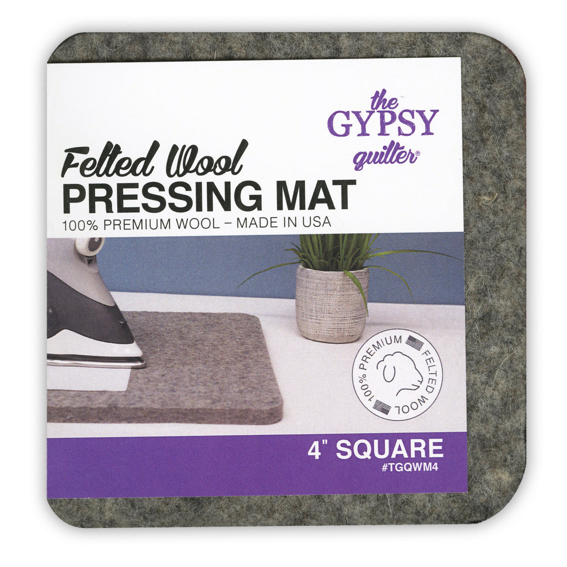 Wool Pressing Mat 4in x 4in Quilters Pattern – Quilting Books Patterns ...