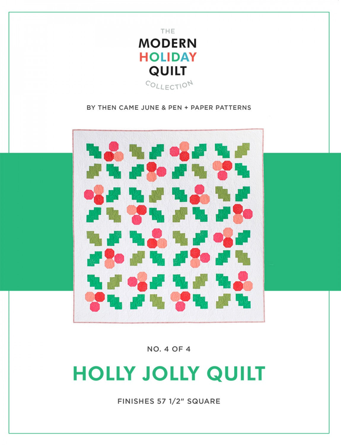 Holly Jolly Quilt Quilters Pattern – Quilting Books Patterns and Notions