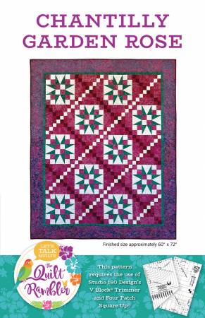 Chantilly Garden Rose Quilt Pattern – Quilting Books Patterns and Notions