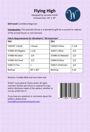 Flying High Quilt Pattern – Quilting Books Patterns and Notions