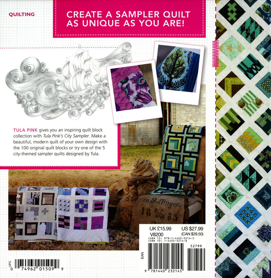 Tula Pink's City Sampler 100 Modern Quilt Blocks Quilting – Quilting ...
