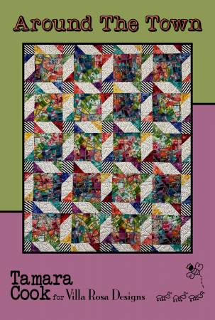 Around The Town Quilt Pattern – Quilting Books Patterns and Notions