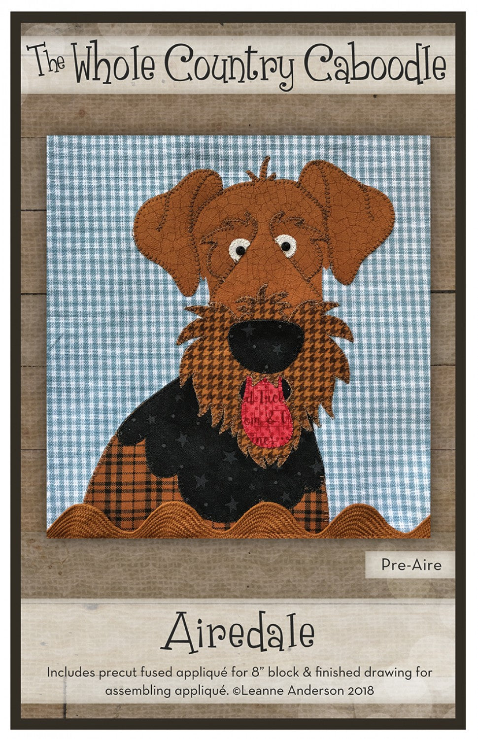 Airedale Precut Fused Applique Pack Quilters Pattern – Quilting Books ...