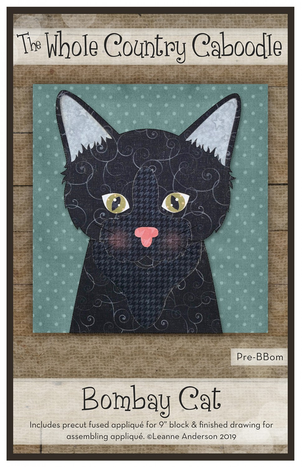 Bombay Cat Precut Fused Applique Pack Quilting Patterns – Quilting ...