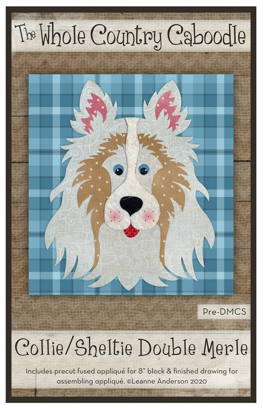 Collie/Sheltie Double Merle Precut Fused Applique Pack Patterns ...