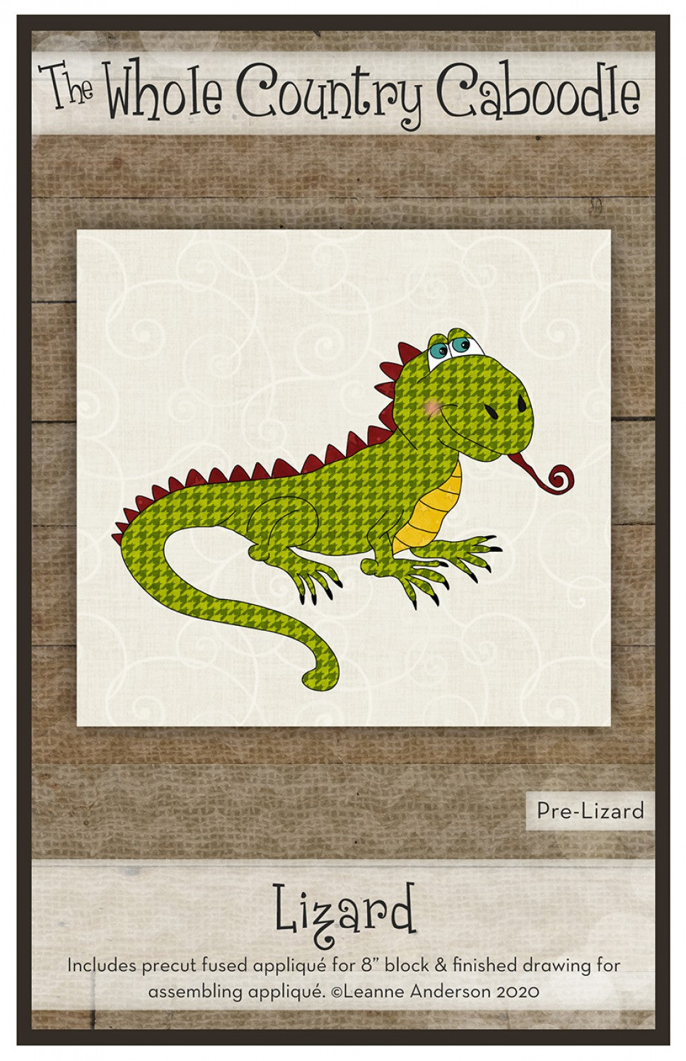 Lizard Precut Fused Applique Pack Pattern – Quilting Books Patterns and ...