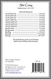 Stir Crazy Quilting Patterns – Quilting Books Patterns and Notions