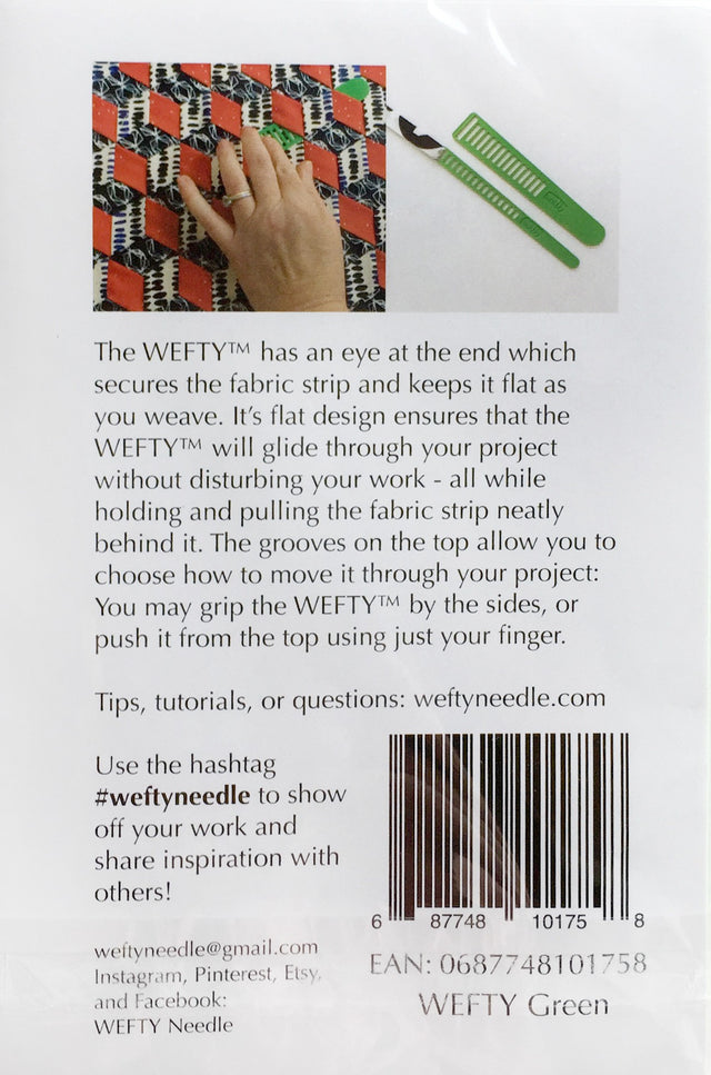 WEFTY Needle QBPN Patterns – Quilting Books Patterns and Notions