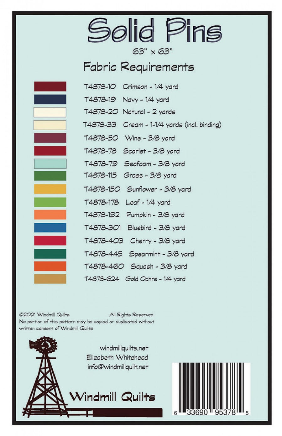 Solid Pins - Light Patterns – Quilting Books Patterns and Notions