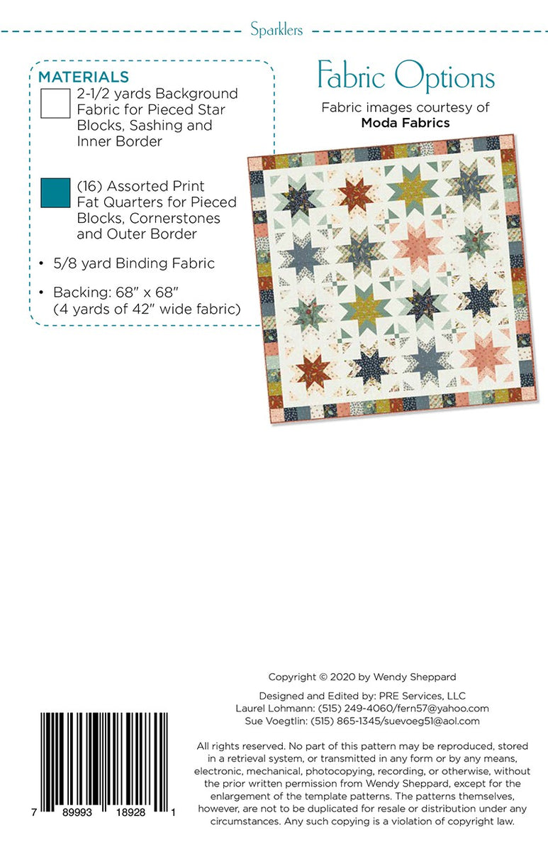 Sparklers Patterns – Quilting Books Patterns and Notions