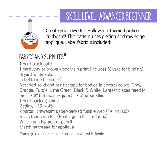 Witch's Cupboard Quilt Pattern – Quilting Books Patterns and Notions