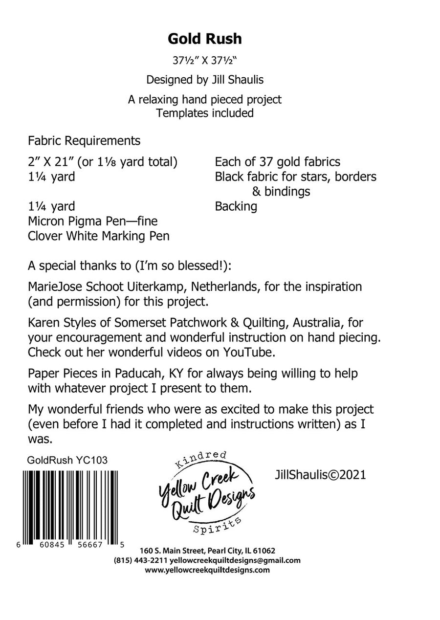 Gold Rush Quilt Patterns – Quilting Books Patterns and Notions