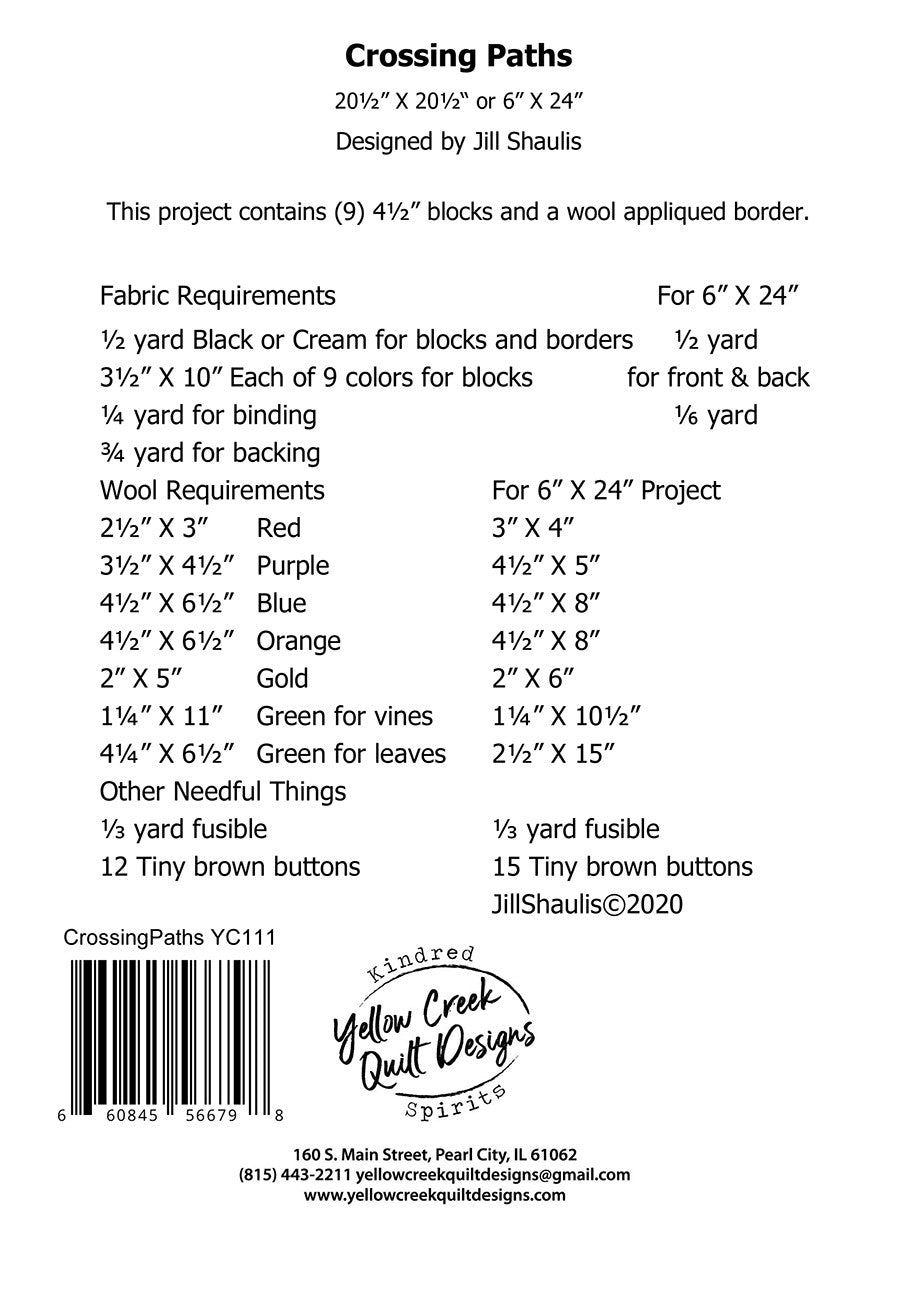 Crossing Paths Quilt Patterns – Quilting Books Patterns and Notions